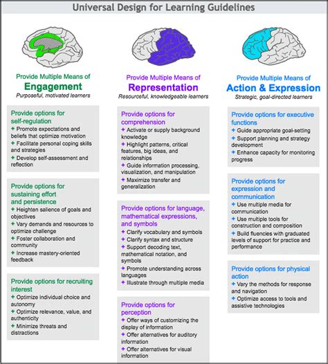 Universal Design For Learning Guidelines Meyer Et Al 2014 Download Scientific Diagram