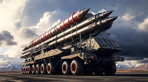 Premium Ai Image Missile Truck Military