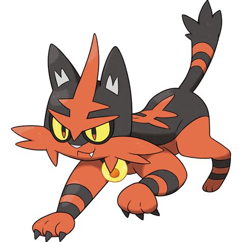 Legendary Fire Cat Pokemon