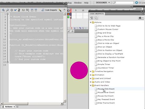 Flash Actions Frame Tutorial EduTech Wiki