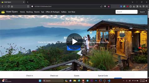 Webdevelopment Bootstrap5 Html Hotelwebsite Travel Uxdesign