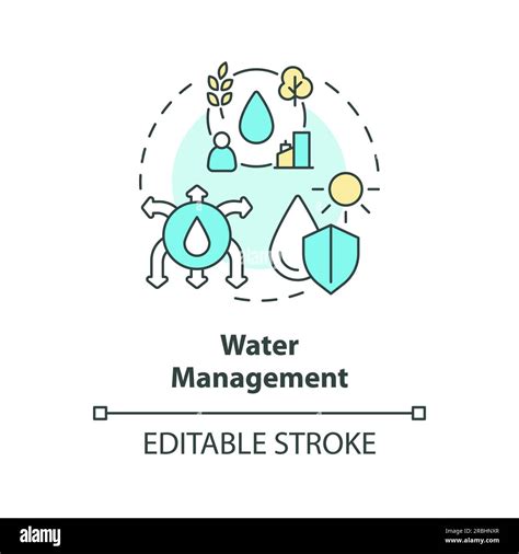 Water Management Icon Heatflation Concept Stock Vector Image And Art Alamy