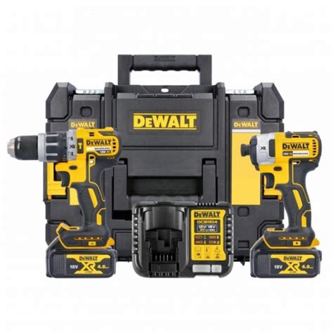 Dewalt Dck266m2t Brushless 18v Combi Drill And Impact Driver Kit