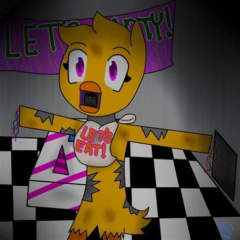 Old Chica Fnaf By Artkitty On Deviantart