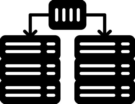 Data Migration Process Glyph 65357022 Vector Art At Vecteezy