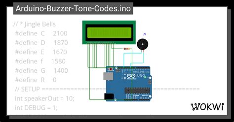 Arduino Buzzer Tone Codes Ino Wokwi ESP STM Arduino Simulator