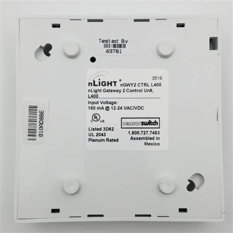 Ngwy2 Kit Nlight Gateway Device W Touchscreen And Control Unit Kit