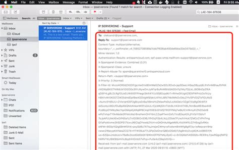 how to view email header in the webmail and web clients ipserverone