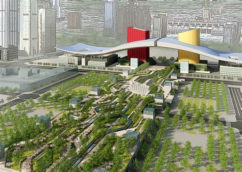 futian district masterplan in shenzhen by swa group