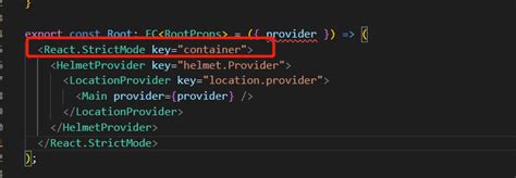 [feature request] react strictmode ，whether to provide options to