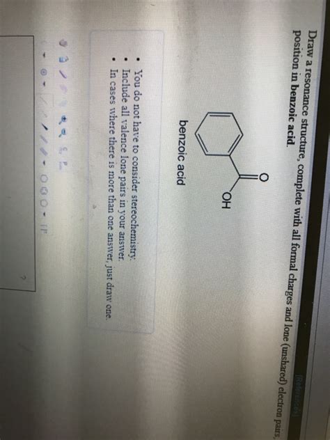 Solved Draw A Resonance Position In Benzoic Acid E