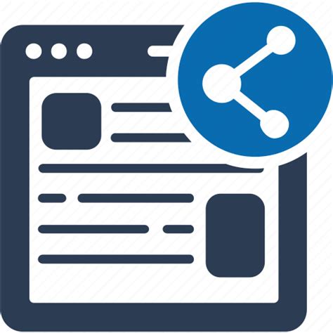 share webpage internet network online web website icon download