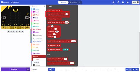 Blinking An LED CSCC Lab Manual MakeCode