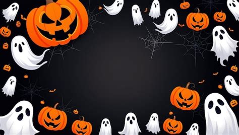 Dark Black Halloween Background With Floating Eyeballs And Fog