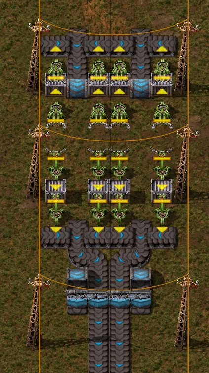 Unload Train Using Belt Circuit R Factorio