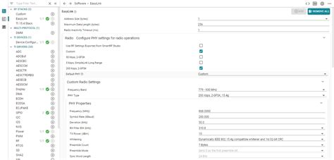 ccs cc1312r how to configure and get the theoretical value of max data