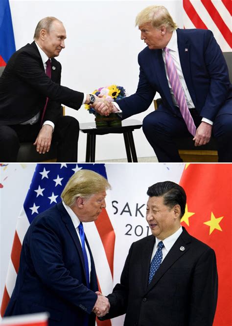 “영원한 적 없다”…트럼프·시진핑·푸틴의 ‘따로 또 같이