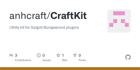 Github Anhcraft Craftkit Utility Kit For Spigot Bungeecord Plugins
