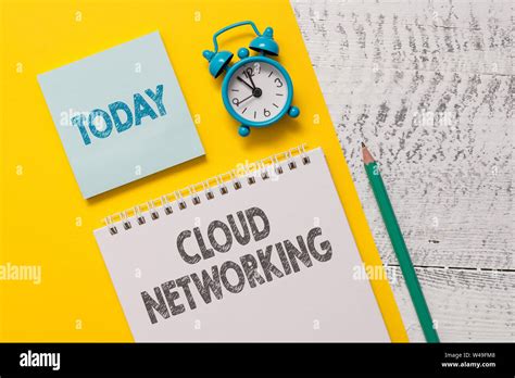 Text Sign Showing Cloud Networking Business Photo Showcasing Is Term Describing Access Of