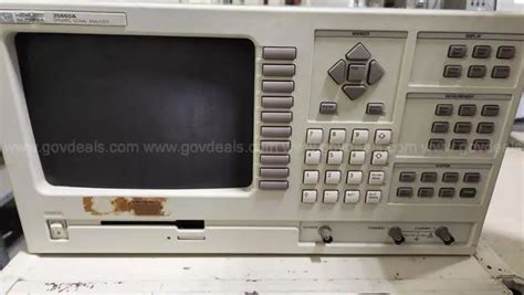 Hewlett Packard Signal Analyzer 35660a Allsurplus