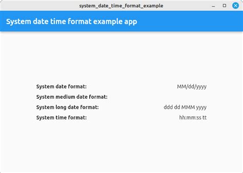 Systemdatetimeformat Flutter Package