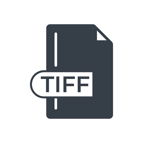 Tiff File Format Icon Tiff Extension Filled Icon 15426234 Vector Art