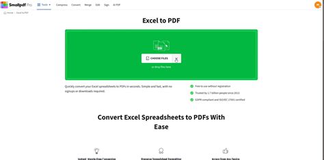How To Convert Large Pdfs And Excel Documents Smallpdf