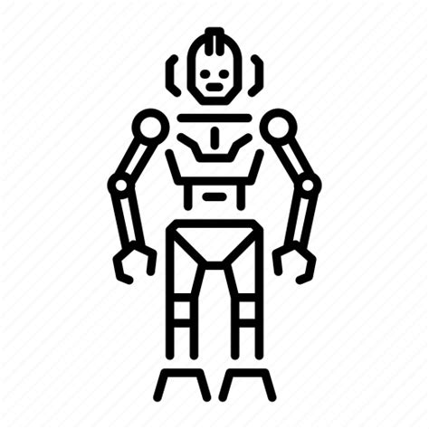 Robot Character Figurine Robotics Model Bot Icon Download On