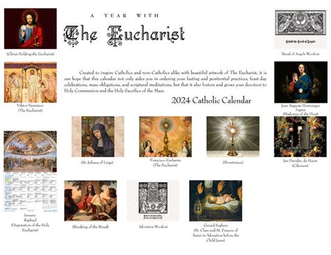 Catholic Liturgical Calendar 2024 Eucharist