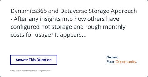 Dynamics365 And Dataverse Storage Approach After Any Insights Into How Others Have Configured