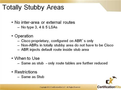 cisco ccnp route implementing ospf part iii