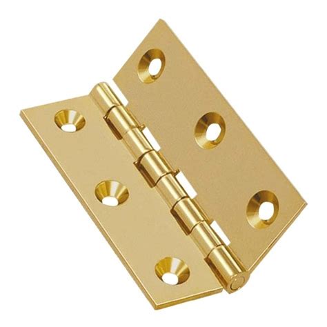 Buy Brass Narrow Fixed Small Hinges Pole