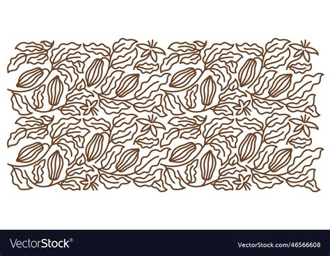 Cocoa Background Chocolate Pack Design Element Vector Image