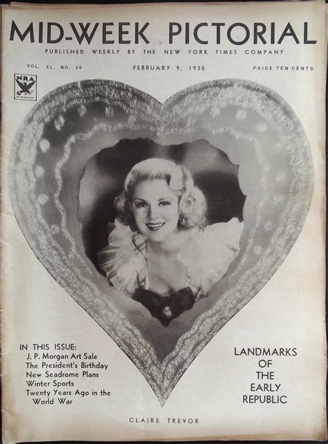 Mid Week Pictorial February 9 1935 Claire Trevor The Scarlet