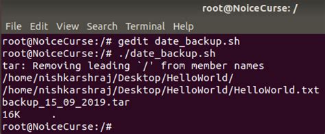 Automated Backup In Linux Using Shell Scripting And Crontab Scheduler