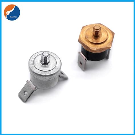 Auto Manual Reset Temperature Switch Thermo Disc Switch M4 Screw Copper KSD301 Thermostat