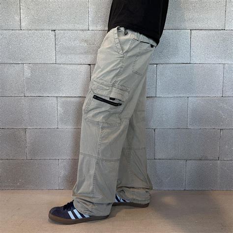 Baggy Tan Bc Clothing Cargo Pants With Cotton Depop