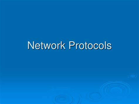 PPT Network Protocols PowerPoint Presentation Free Download ID