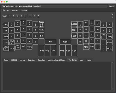 tap dance configuration tabs are missing · issue 56 · vial kb vial gui