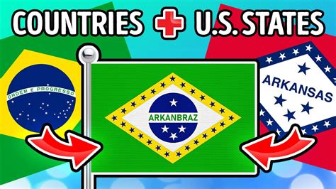 Country Flags Merge With Us State Flags India Indiana Etc Youtube