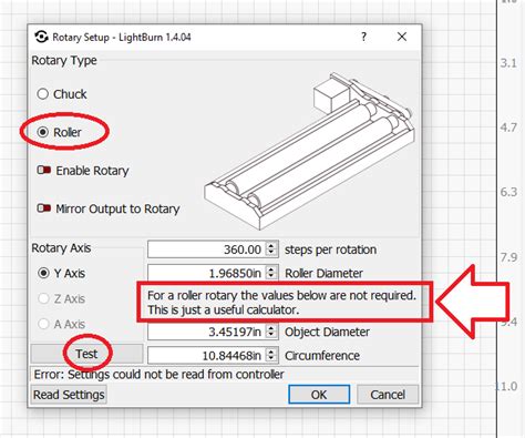 Calibrating Mm Per Rotation Lightburn Software Questions Lightburn Software Forum