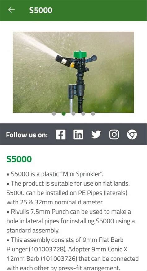 Brass Automatic S 5000 Mini Sprinkler At ₹ 750piece In Mundra Id