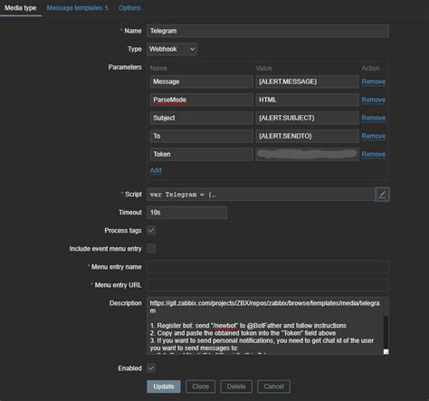 zabbix 5 2 error sending telegram messages zabbix forums