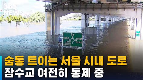 숨통 트이는 서울 시내 도로일부 여전히 통제 중 Sbs Youtube