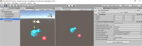 applying force to a rigidbody relative to the direction of another