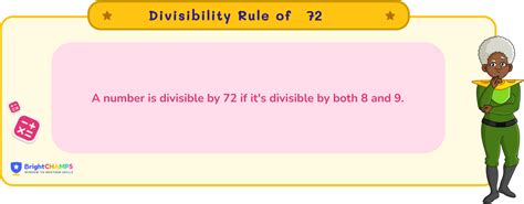Divisibility Rule Of 72 Divisibility Test Of 72 Divisibility Rule Of 72 Divisibility Test Of 72