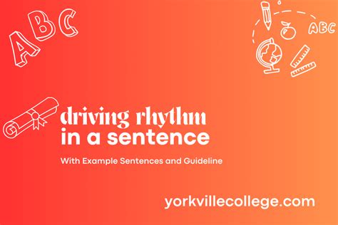 How To Use Driving Rhythm In A Sentence Easy Examples