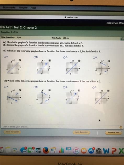 solved sketch the graph of a function that is not continuous