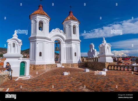 On The Roof Of Iglesia De San Felipe Neri Church Sucreconstitutional