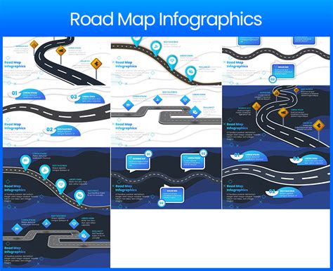 Road Map Infographics Powerslide